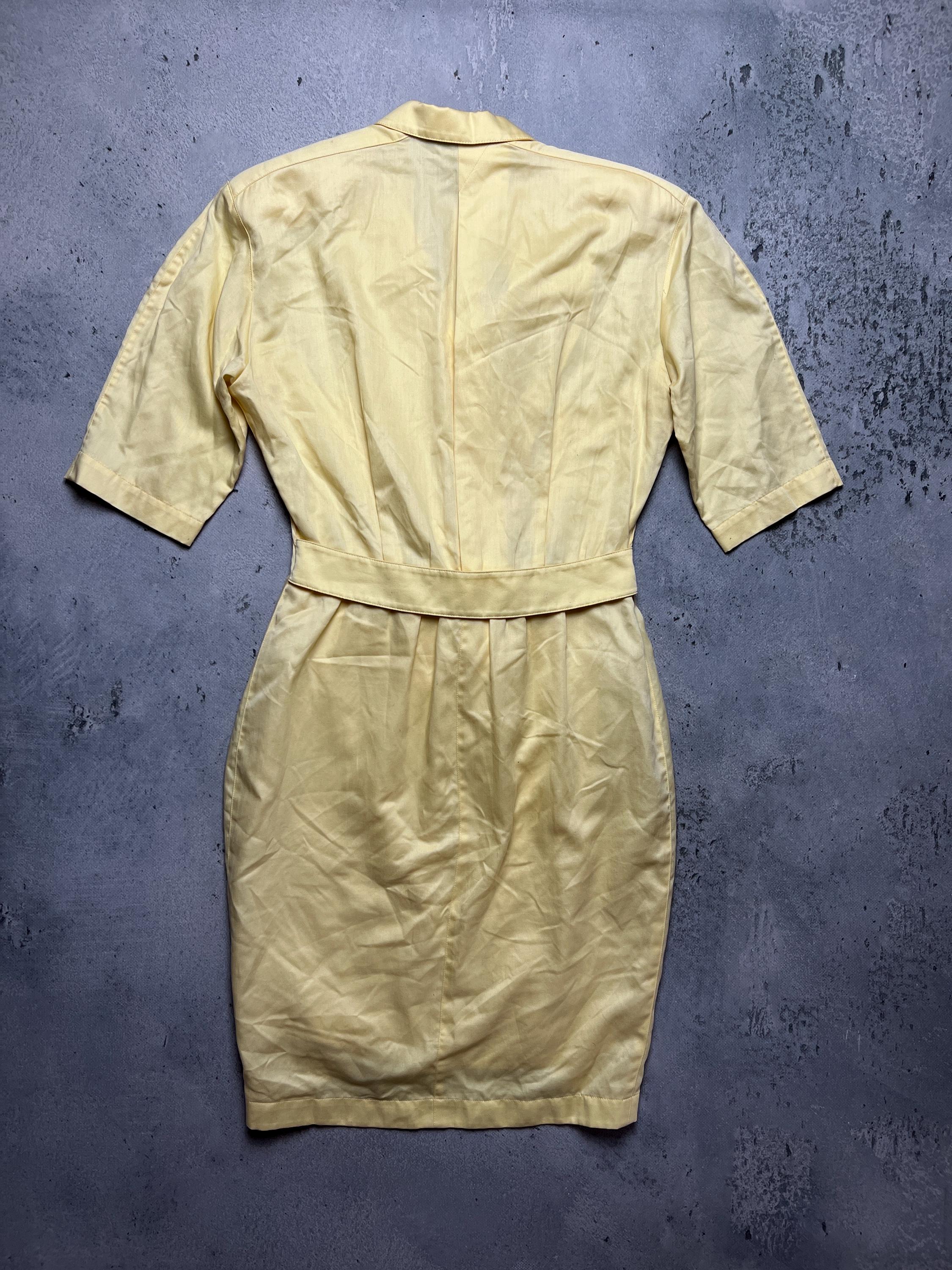 1980s Vintage Thierry Mugler Summer Shirt Dress Skirt Luxury 1980s Vintage Thierry Mugler Summer Shirt Dress Skirt Luxury