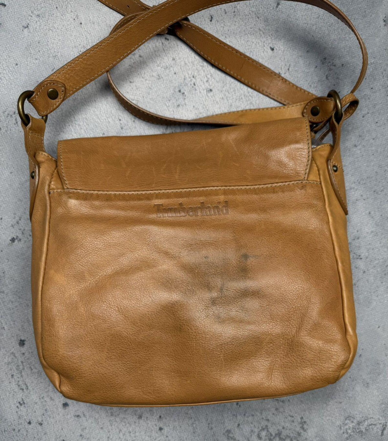 Vintage Timberland Italy Leather Crossbody Bag Earthkeepers - Etsy