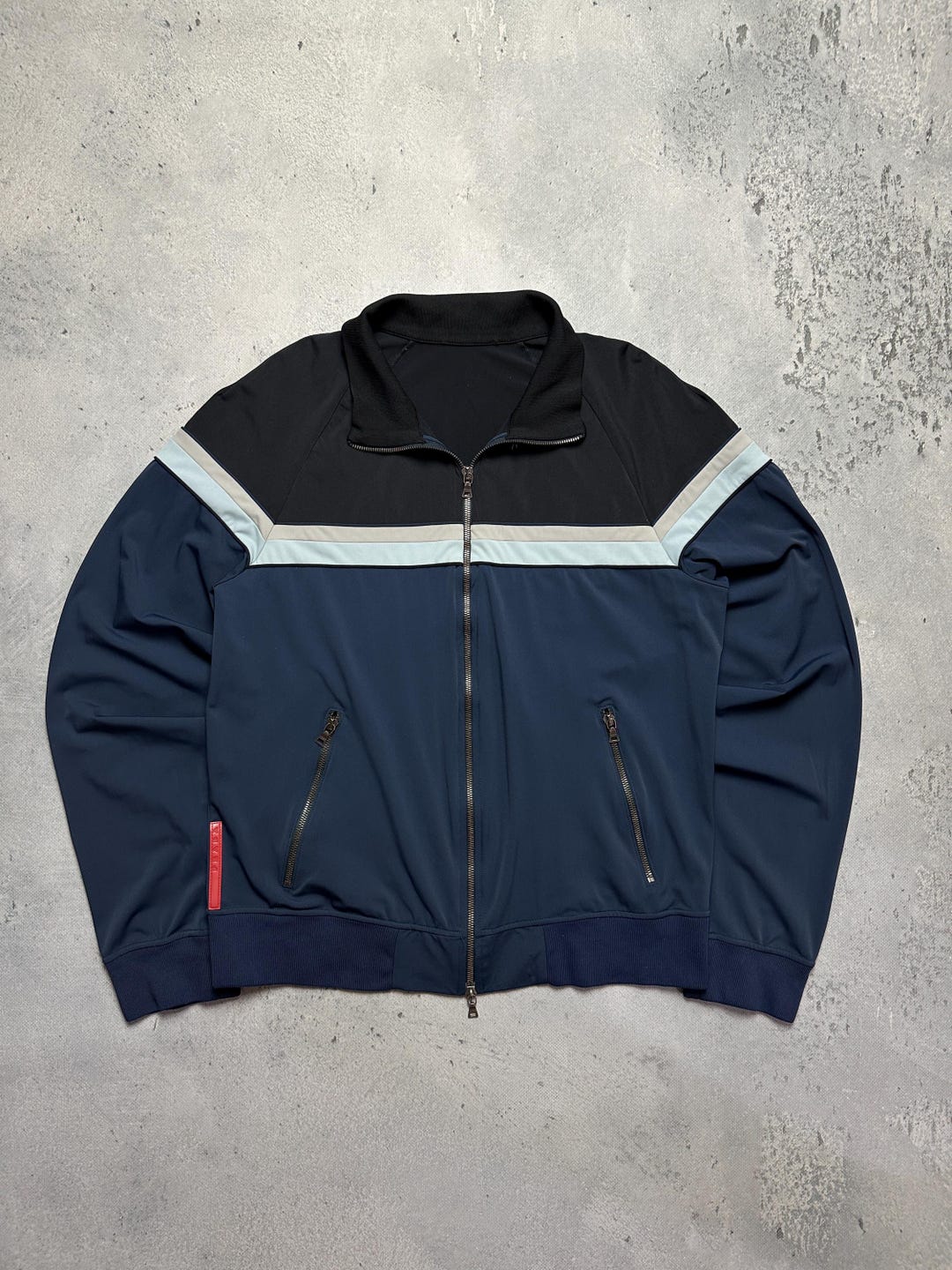 Prada Vintage Olympic Track Zipper Striped Jacket Red Tab - Etsy