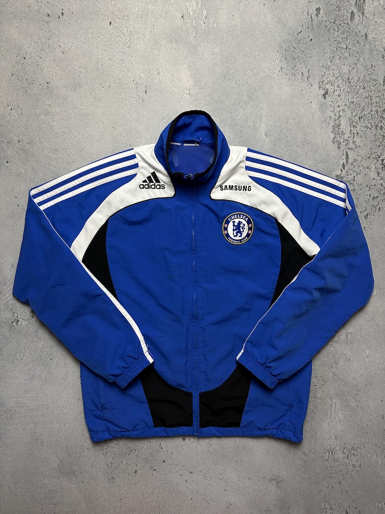 Vintage Adidas Chelsea Football Track Jacket Sports Soccer - Etsy