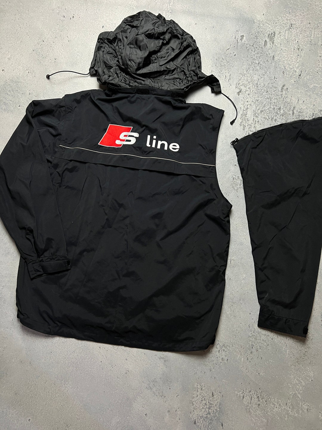 00s 2in1 Audi S-line Vintage Transformer Jacket Vest Hooded - Etsy