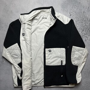 Vintage Nike ACG Reversible Ninja Jacket Nylon Sherpa Zip-up Very Rare ...