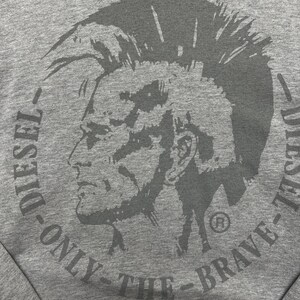 Diesel Vintage Hoodie Mohawk Punk Big Logo Y2k Archive 90-х - Etsy
