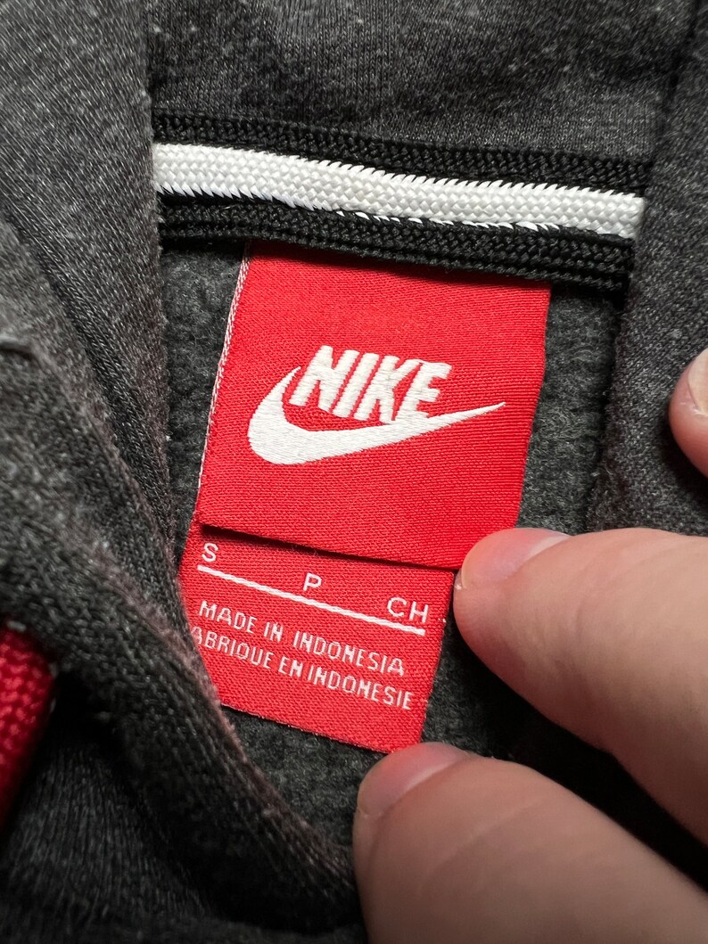 Nike Boxy Fit Vintage Hoodie Center Swoosh Logo Spellout Y2k - Etsy