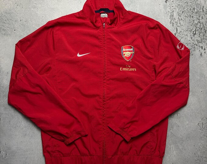 Nike FC Arsenal Vintage Zipper Soccer Track Jacket 2000s Y2k - Etsy