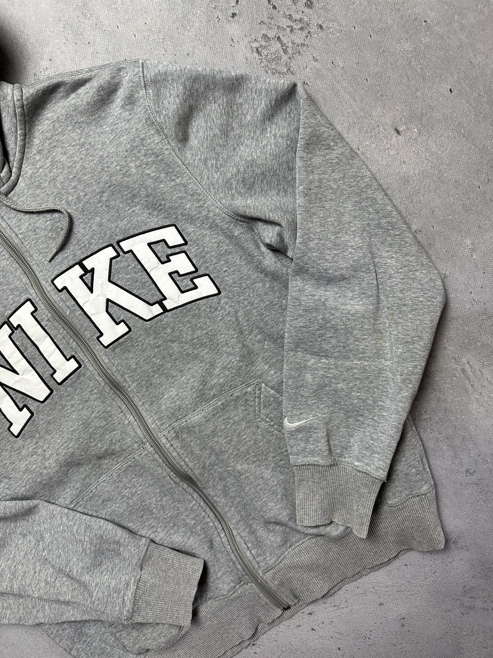 Vintage Zip-up Hoodie Nike Center Logo Swoosh Y2k 00s Hype - Etsy