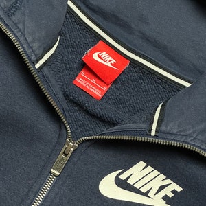 Hoodie Nike Zipper Vintage Center Logo Zip-up Swoosh Hype - Etsy