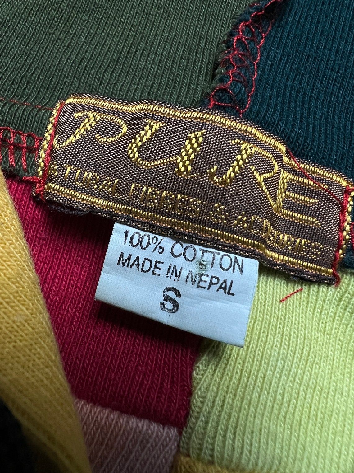 Vintage Nepal Patchwork Multicolor Zip Hoodie Jacket Woman - Etsy