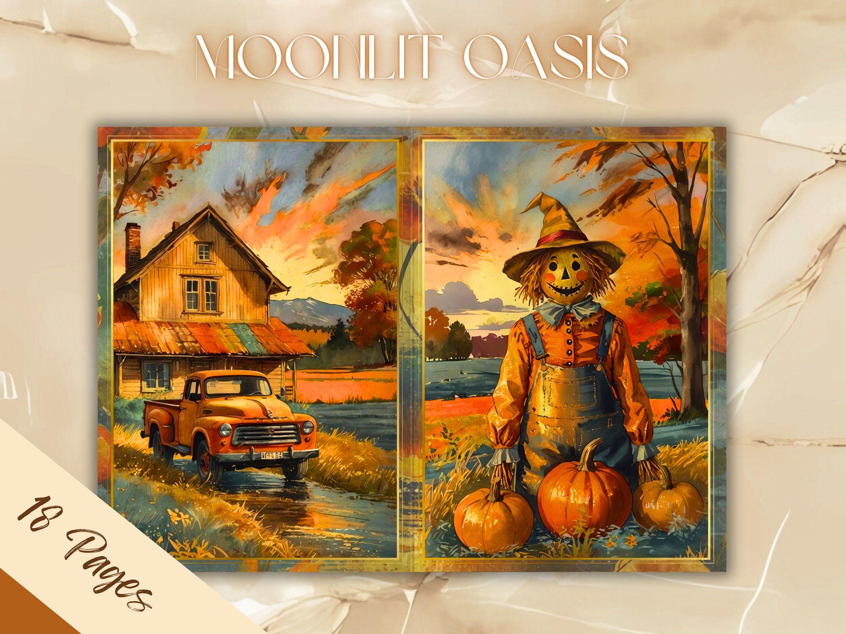 Autumn Cottagecore Digital Collage Kit | Cozy Fall Printable Papers ...