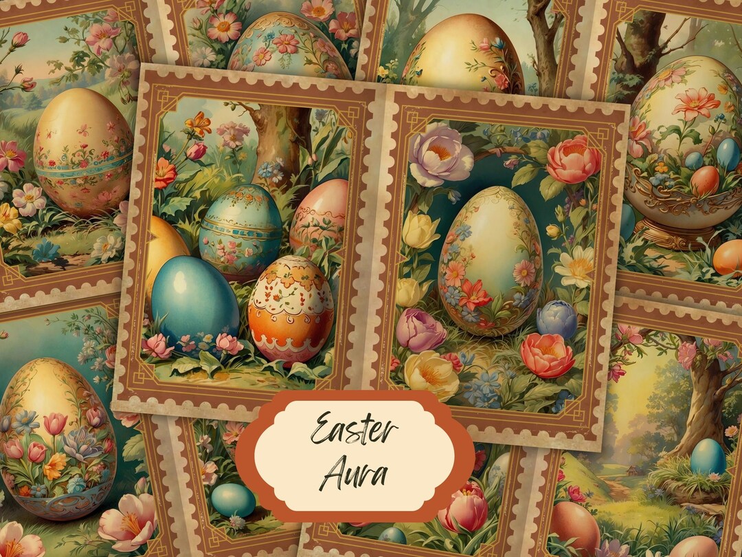 Easter Junk Journal Pages, Eggs Junk Journal, Rabbit, Journal Pages ...