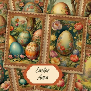 Easter Junk Journal Pages, Eggs Junk Journal, Rabbit, Journal Pages ...