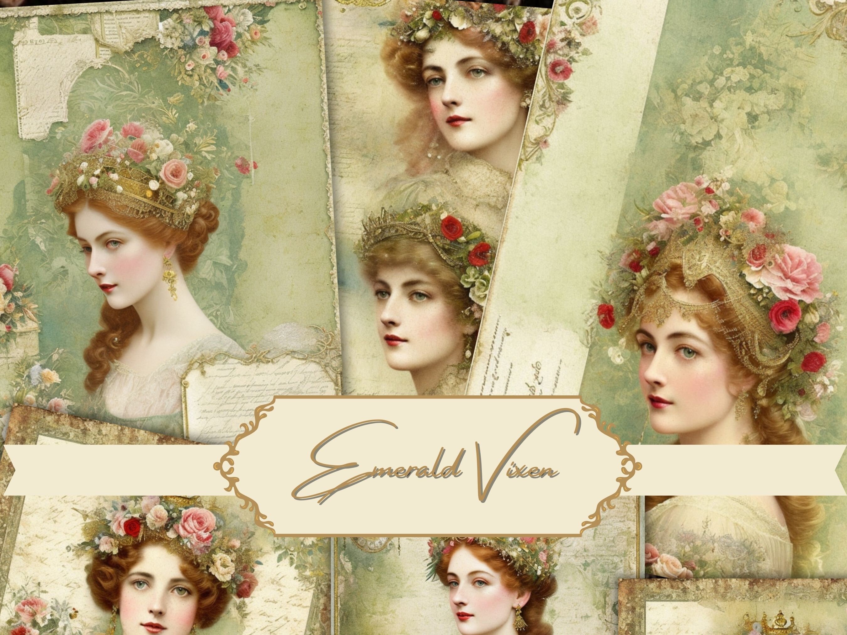 Vintage Ephemera Collection for Junk Journaling Beautifully Grungy ...