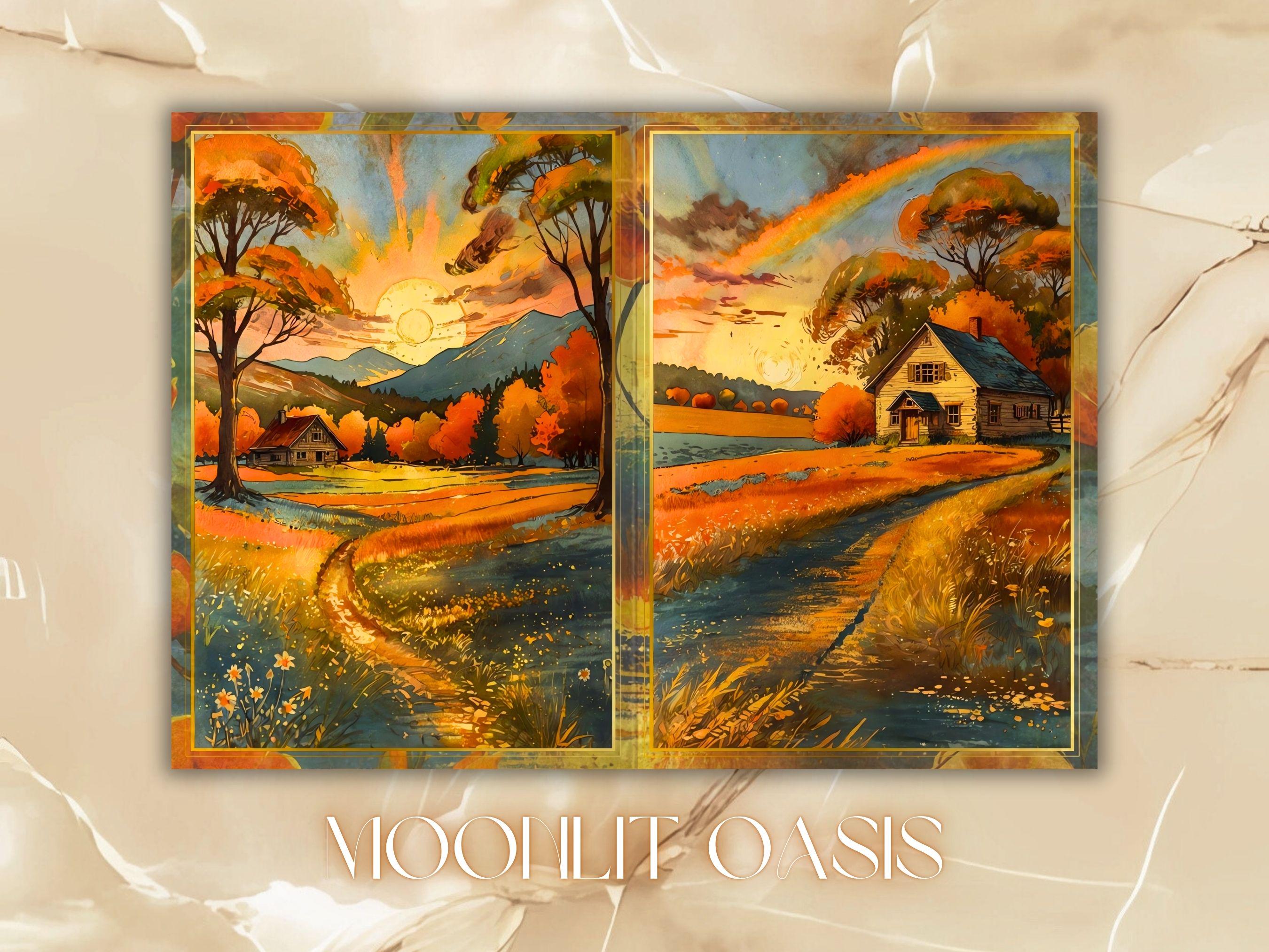 Autumn Cottagecore Digital Collage Kit Cozy Fall Printable Papers ...