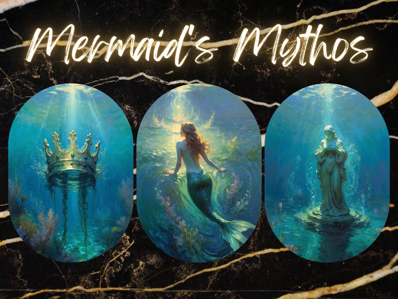 Mermaid Junk Journal Underwater, Marine,sea World Nautical Printable ...