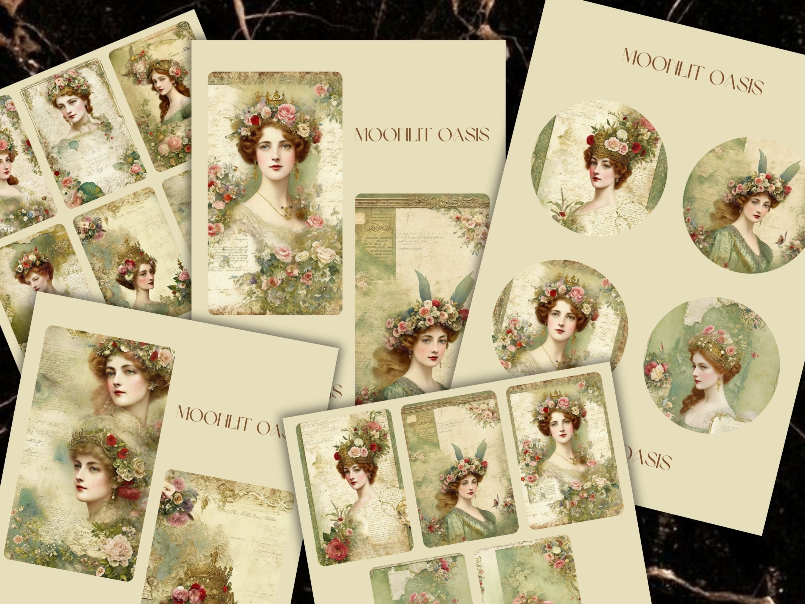 Vintage Ephemera Collection for Junk Journaling Beautifully Grungy ...