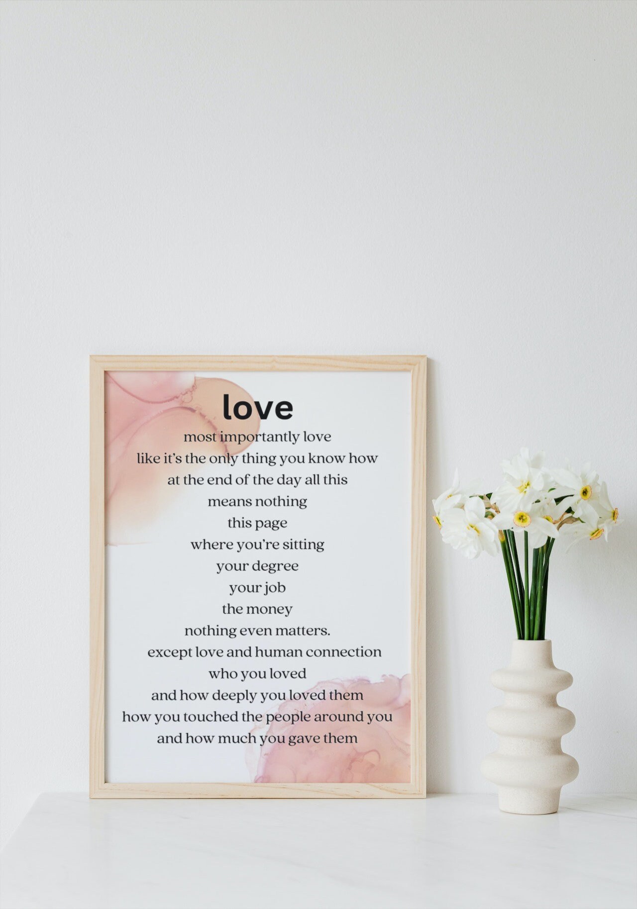 Love, Poem, Digital Art, Digital Download, Home Decor, - Etsy