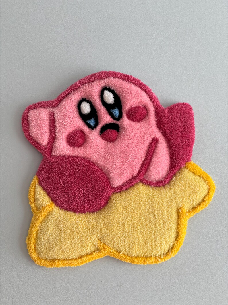 Tufted Star Kirby Rug Wall Hanging - Etsy