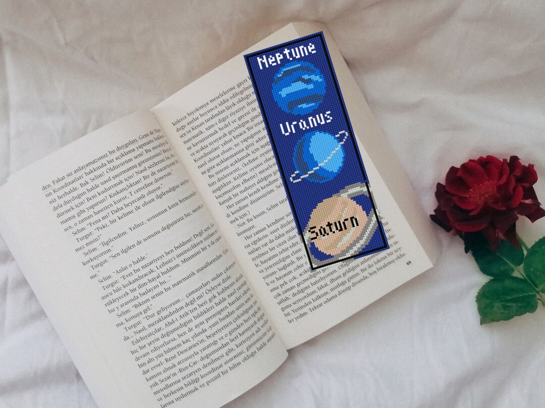 Solar System Bookmark Cross Stitch Pattern #3. Instant Download Pdf ...