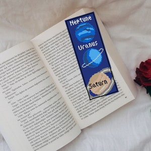 Solar System Bookmark Cross Stitch Pattern #3. Instant Download Pdf ...