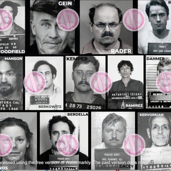 Serial Killers Art - Etsy