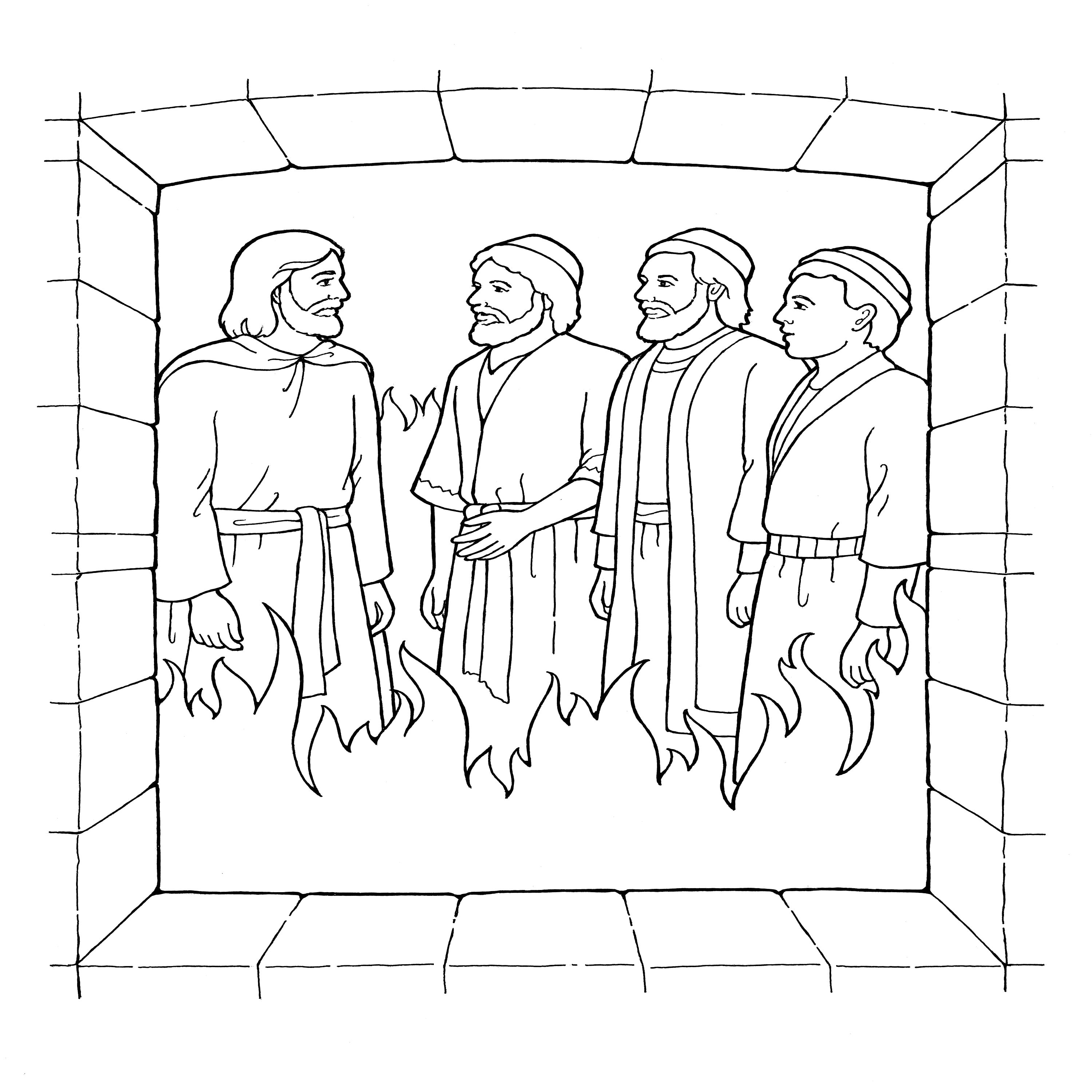 Shadrach, Meshach, Abednego in the Fiery Furnace - Etsy