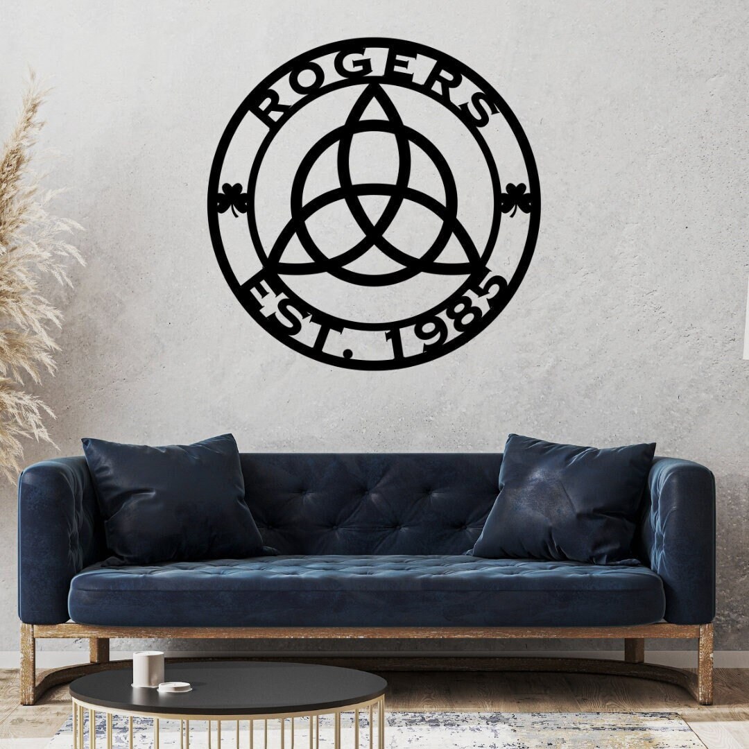 Custom Irish Metal Wall Art Custom Irish Wedding Anniversary Gift ...