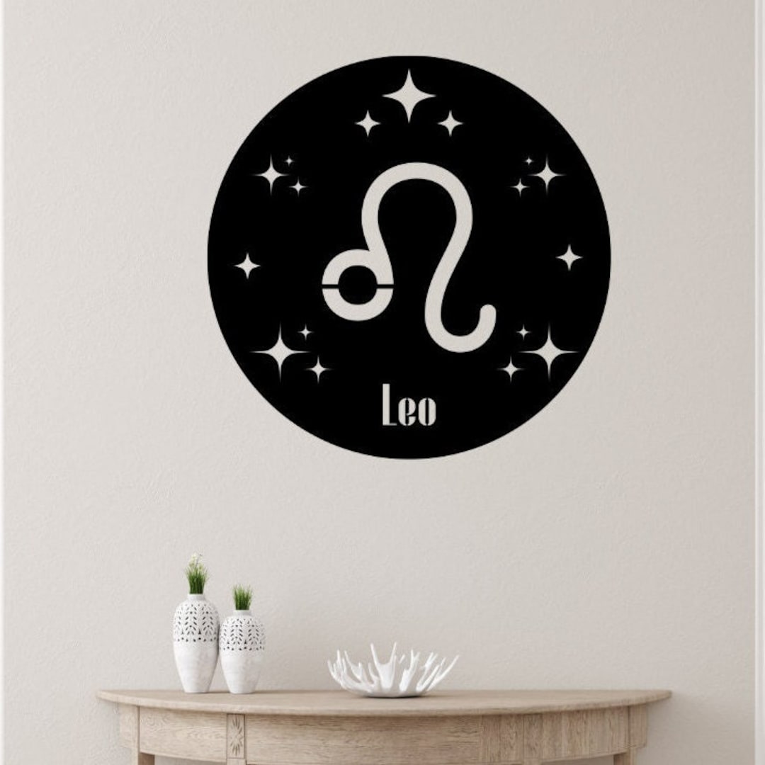 Leo Wall Art Leo Gift Leo Metal Wall Art Leo Art Leo Metal - Etsy