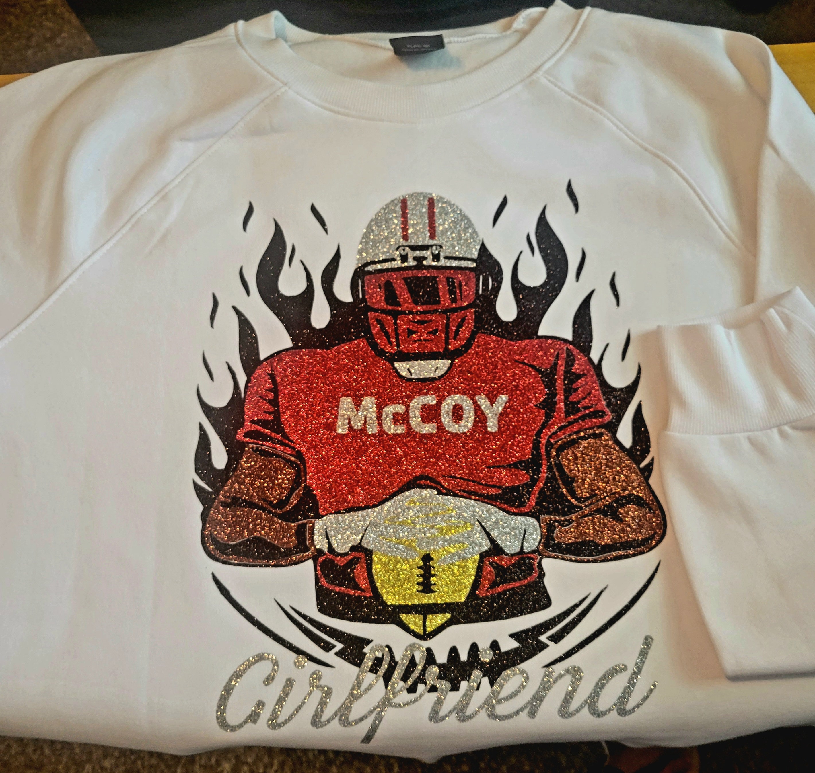 Custom Football Sweater - Etsy