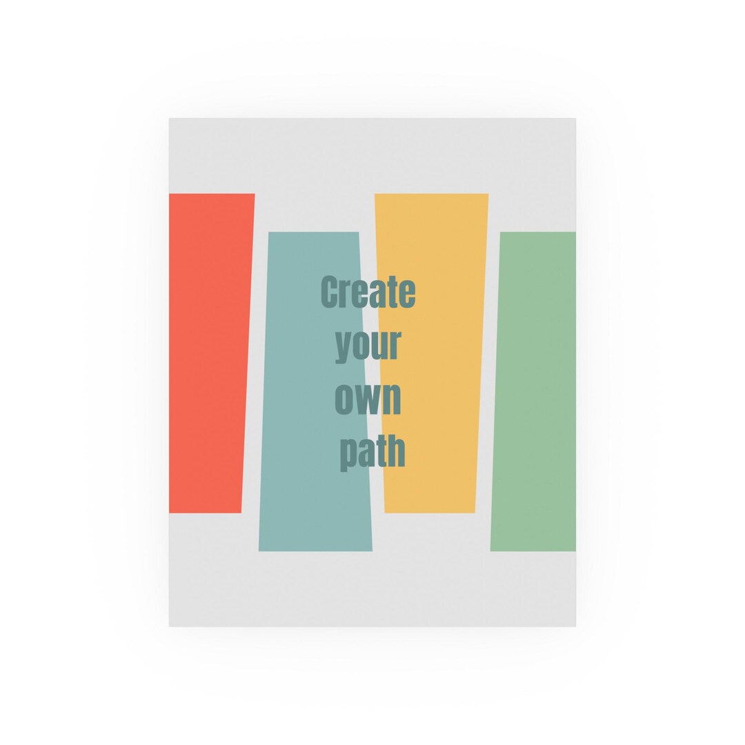 Create Your Own Path - Poster - Etsy