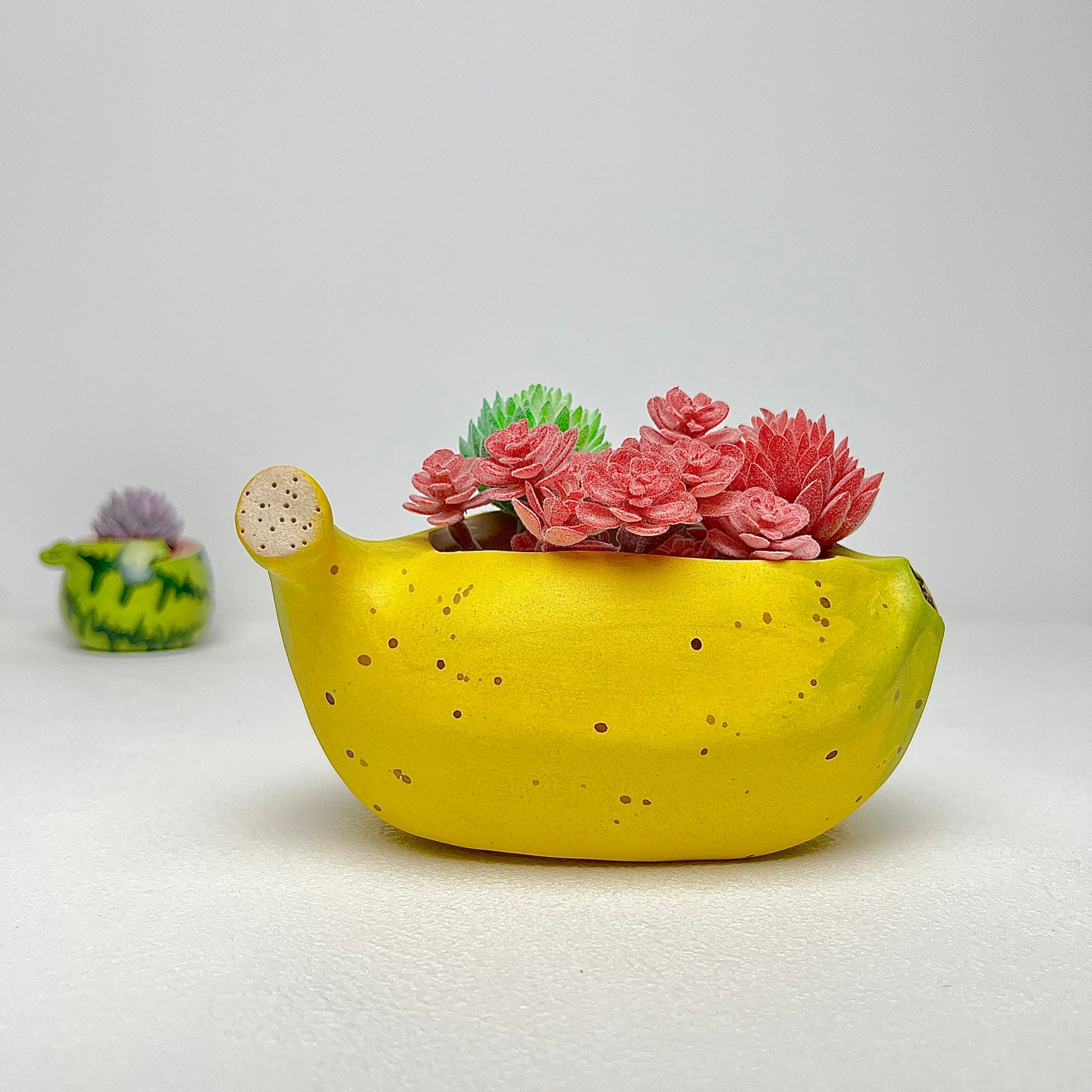 Fruit Planters Cute Plant Pot Pottery Planter Vase - Etsy