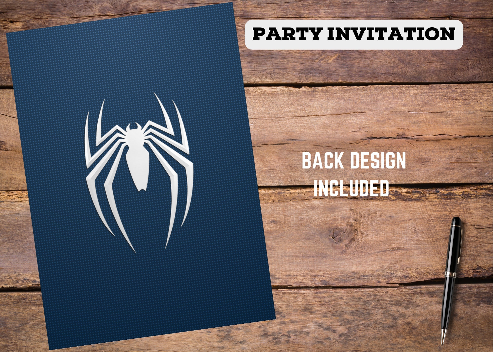 Spiderman Editable Printable Customisable Birthday Invitation Template ...