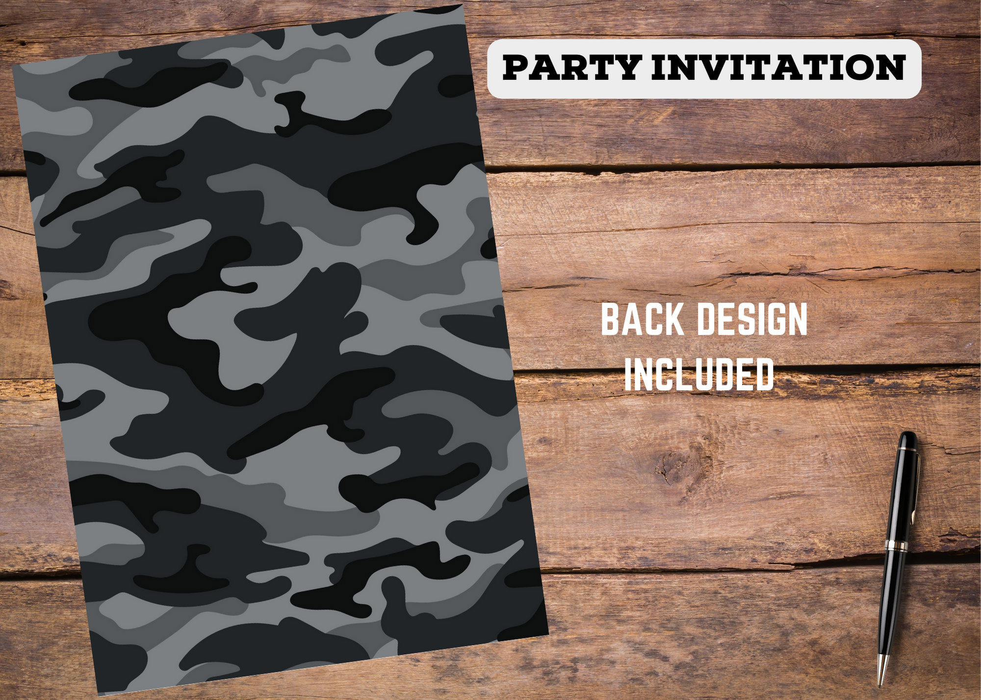 Call of Duty Kids Birthday Printable Editable Customisable Digital ...