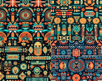 Digital Patterns: Cyberpunk-inspired Designs - Etsy