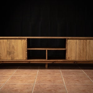 Tv Unit, Media Console, Wooden Tv Unit, Tv Console, Wooden Media Stand ...