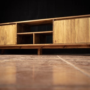 Tv Unit, Media Console, Wooden Tv Unit, Tv Console, Wooden Media Stand ...