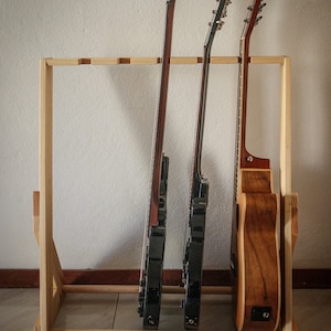 Wooden Guitar Display Stand, Minimal Design. Disassemblable. - Etsy