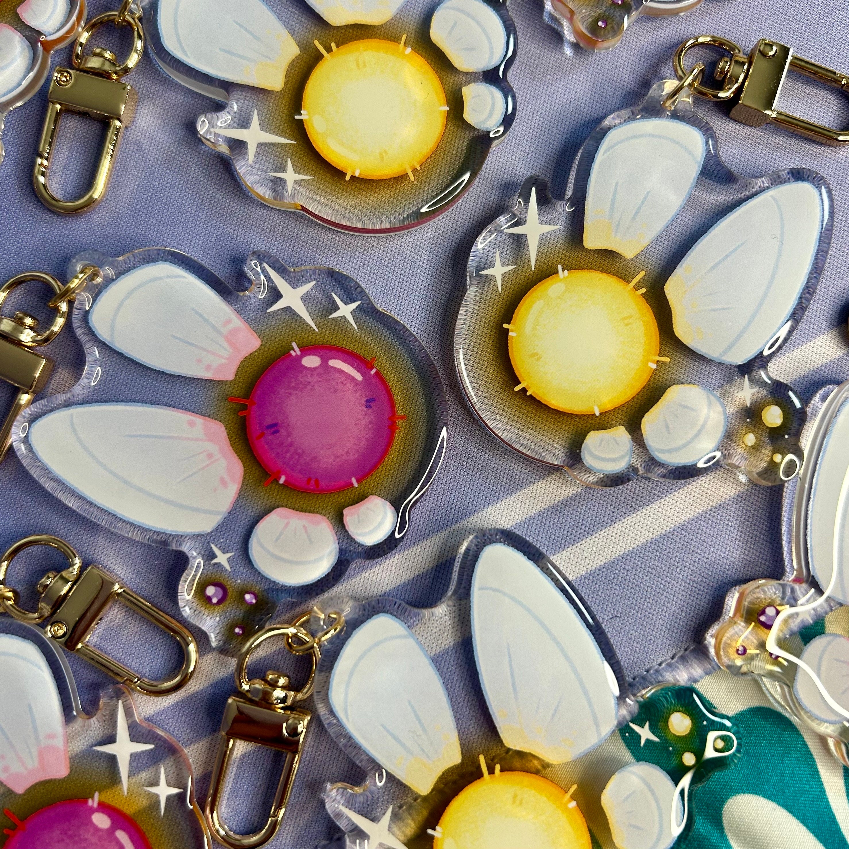Zelda Fairy Tatl and Tael Acrylic Keychain / 2.5in Double-sided Epoxy ...