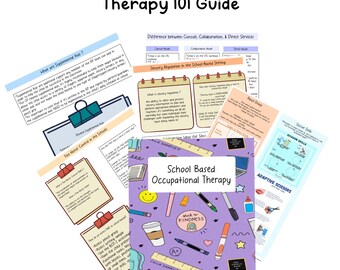 School Based Occupational Therapy Documentation Kit - Etsy