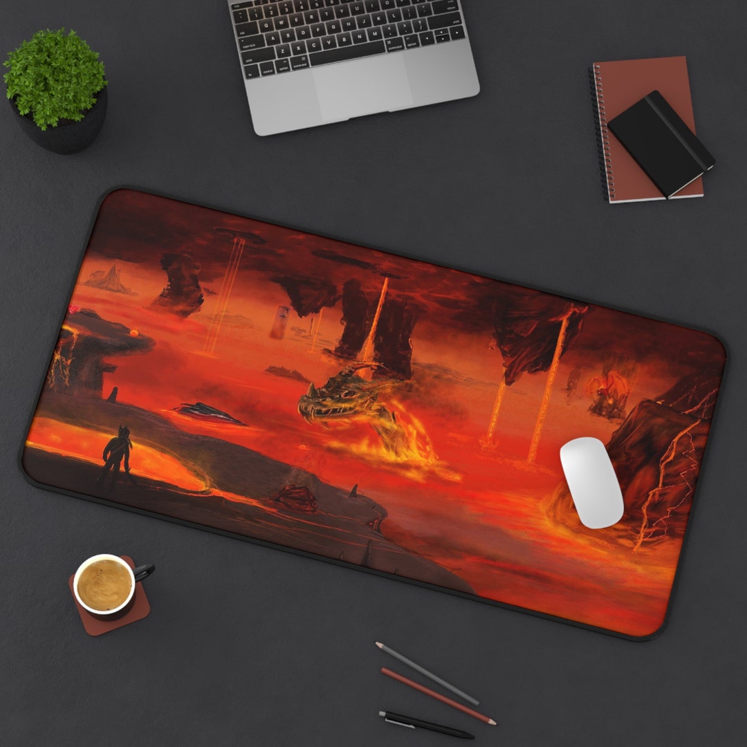 TERRARIA : is This Hell Desk Mat Premium Terraria Desk Mat / - Etsy