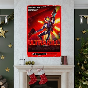 Movie Poster Ultrakill - Home Decor - Ultrakill Gifts - Gamer Gifts - Etsy