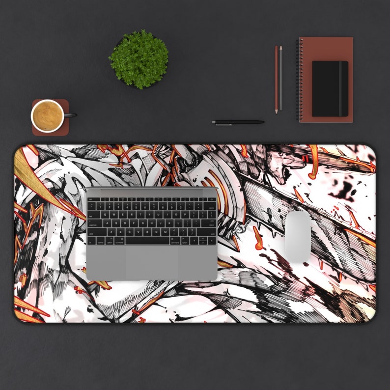 DENJI Desk Mat Chainsaw Man Anime Mouse Pad Gift Anime Desk Mat Denji ...