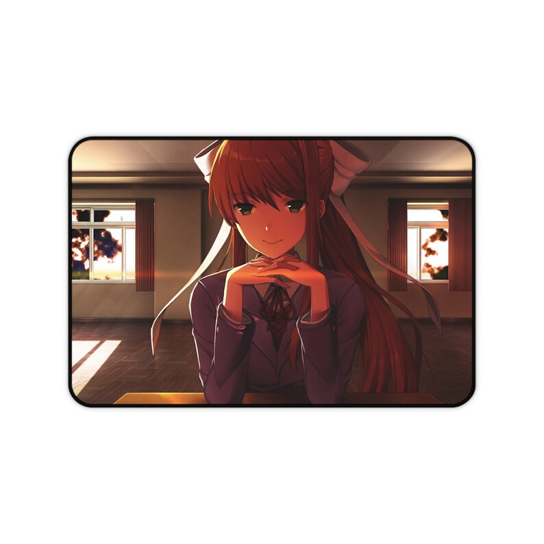 Doki Doki Literature Club ''just Monika'' Desk Mat DDLC Premium Desk ...