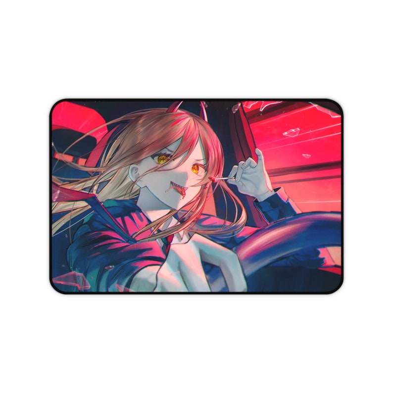 Power Desk Mat Chainsaw Man Power Anime Mouse Pad Gift Anime Desk Mat ...