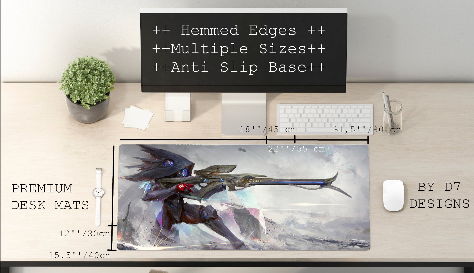 WARFRAME SNIPER Desk Mat/ Play Mat, WARFRAME Desk Mat Xxl Mouse Pad ...