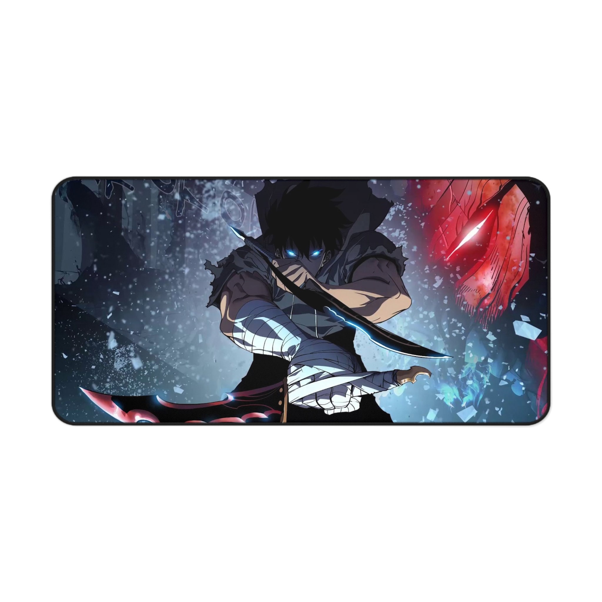 SOLO LEVELING Sung Jin Woo Premium Desk Mat Solo Leveling Desk - Etsy ...