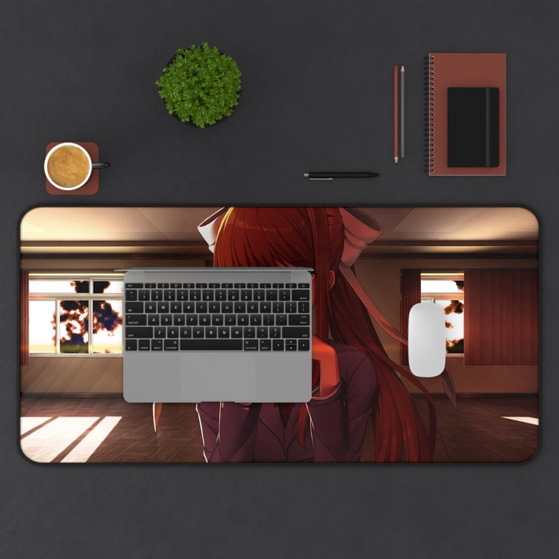 Doki Doki Literature Club ''just Monika'' Desk Mat DDLC Premium Desk ...