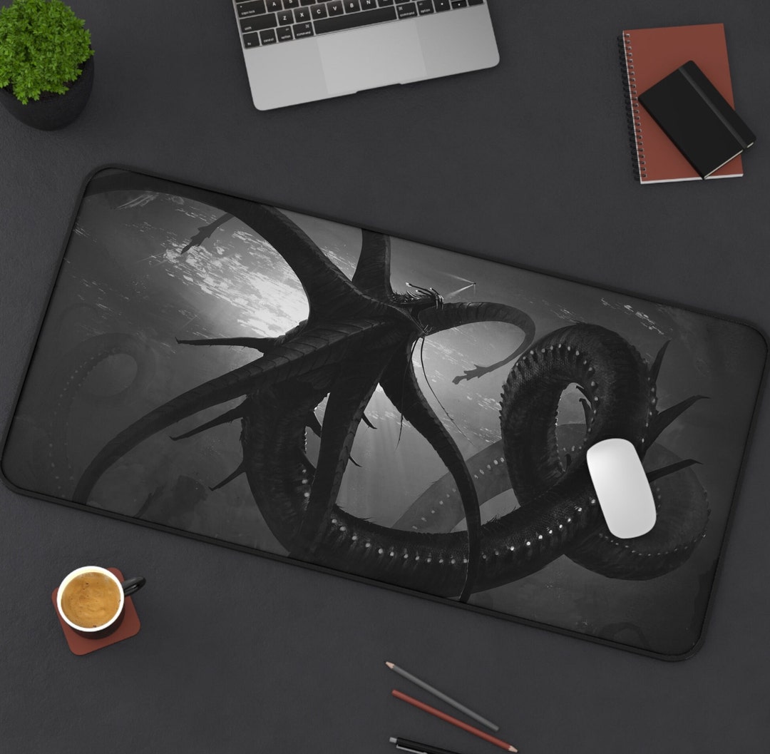 SUBNAUTICA Ancient Leviathan Desk Mat, Underwater Subnautica Custom ...
