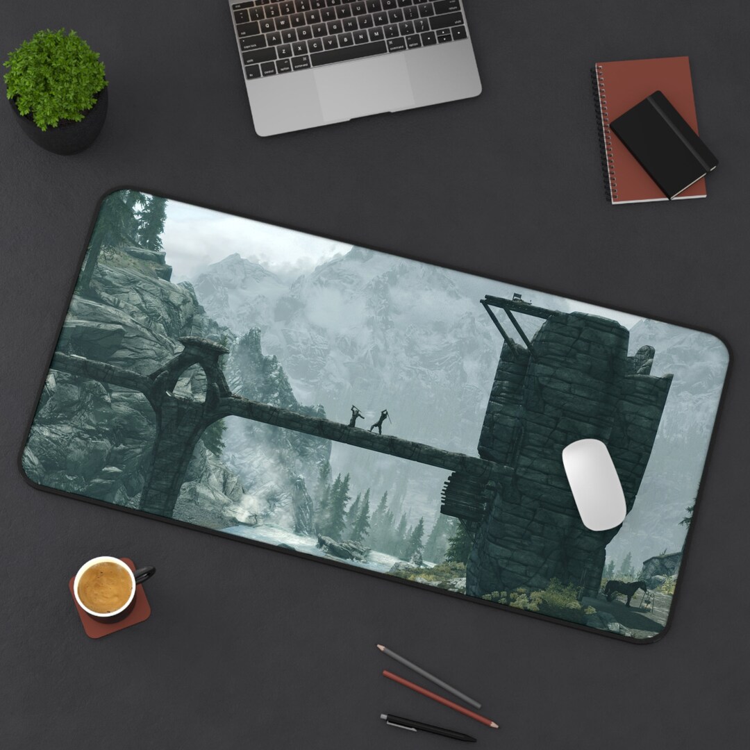 Skyrim the Duelist's Desk Mat the Elder Scolls Skyrim Gaming Desk Mat ...