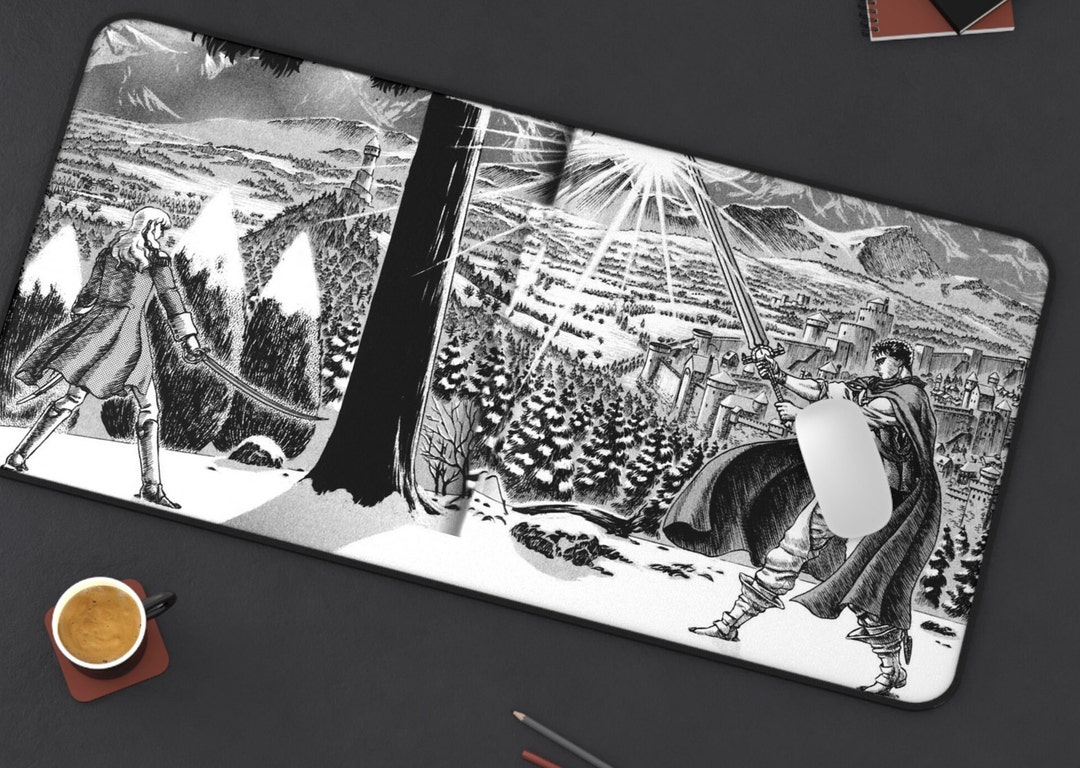 GUTS GRIFFITH Berserk Desk Mat Berserk Anime Mouse Pad Gift Anime Desk ...