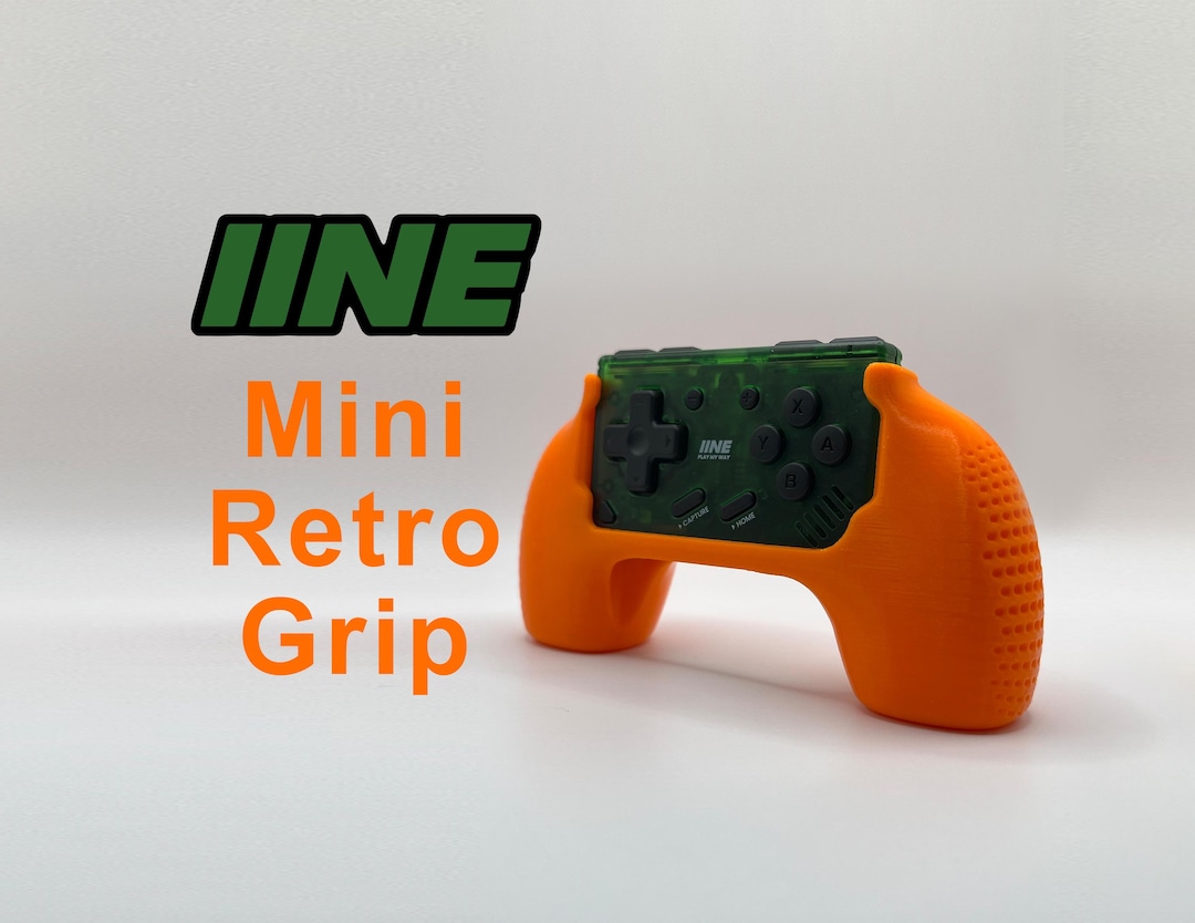 IINE Mini Retro Controller Grip: Ergonomic 3D Printed - Etsy